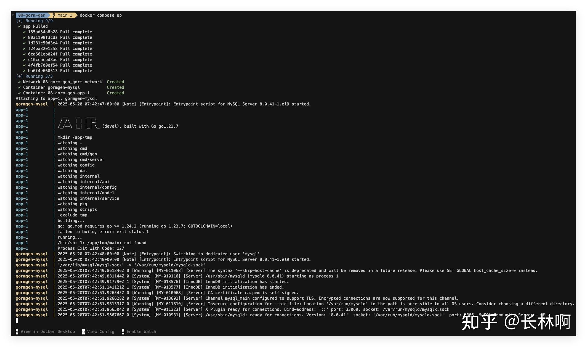 Docker + Gin + Gorm Gen：现代 Go Web 开发高效数据库实践 - 知乎
