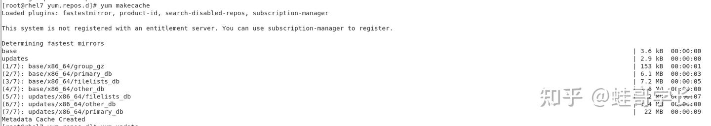 Redhat7.9 更换与配置yum源 - 知乎