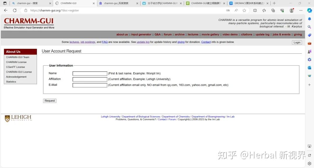 CHARMM-GUI——分子动力学模拟多功能在线平台 - 知乎