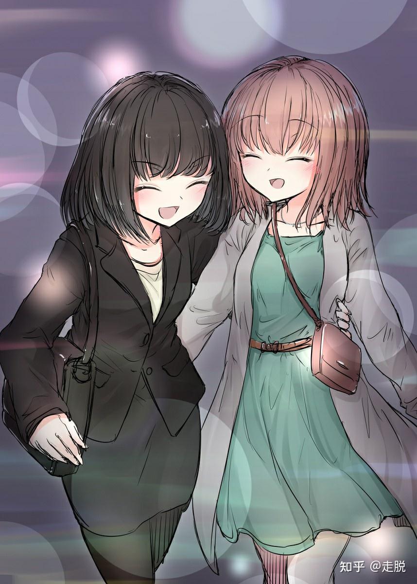 【P站美图推荐】#027期 社会人百合特辑 - 知乎