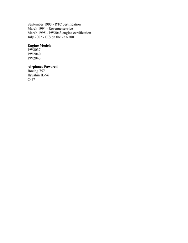 PW2000 Engine for the 757-200 Converted Freighter、Ilyushin IL-96、C-17 - 知乎