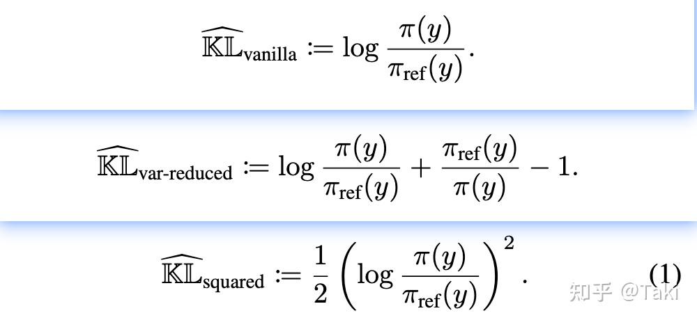 On a few pitfalls in KL divergence gradient estimation for RL - 知乎