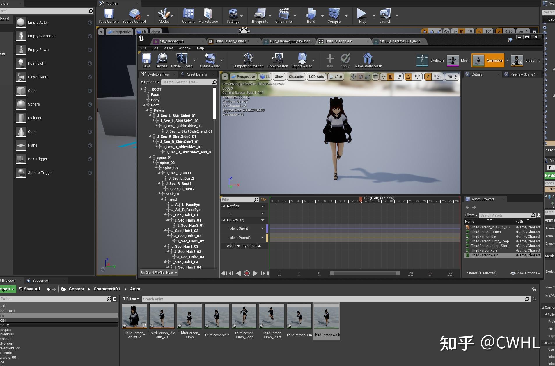 UnrealEngine VRM模型骨骼重定向 - 知乎