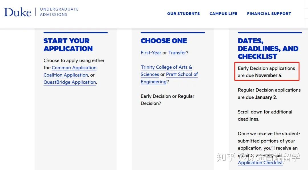 杜克、UC系等大学调整25Fall早申时间！Top50综合大学申请截止时间汇总！ - 知乎