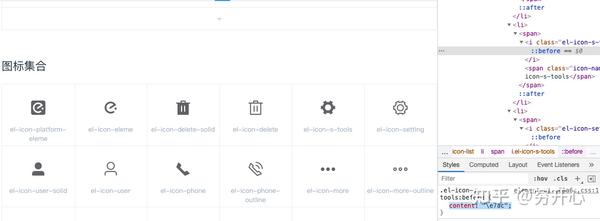 elementUI/iconfont图标在伪类中使用 - 知乎
