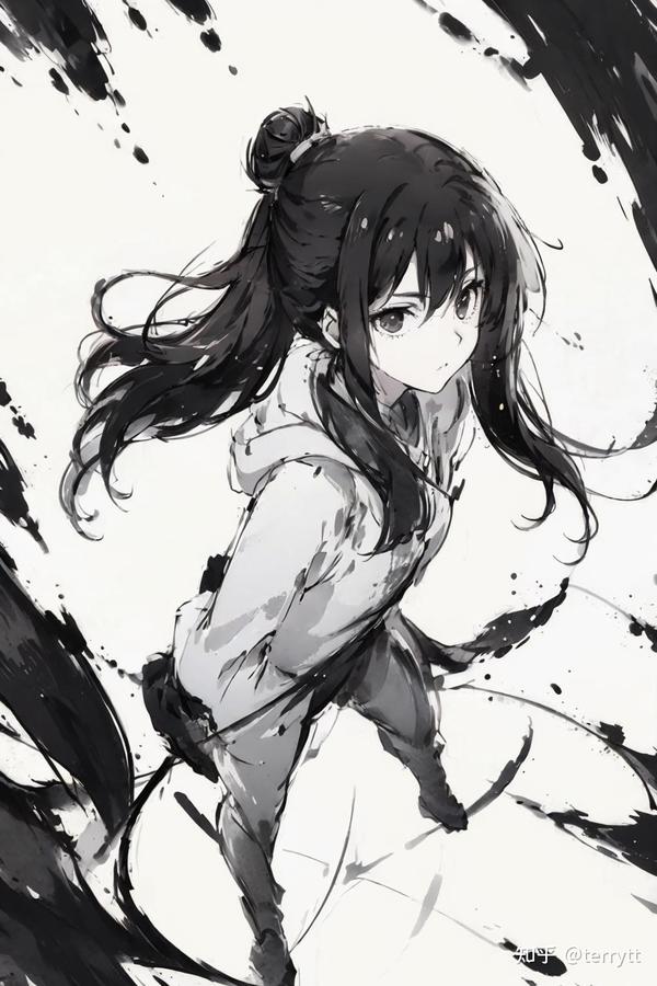 泼墨，国风水墨风格 ink splash Lora 展示 - 知乎