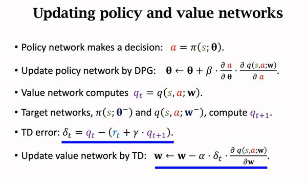王树森深度强化学习笔记17：确定性策略梯度（Deterministic Policy Gradient，DPG） - 知乎