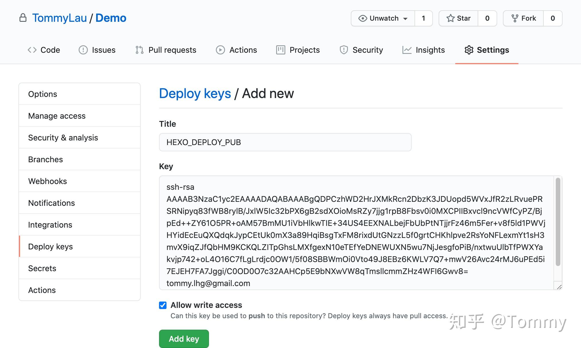 GitHub Actions 来自动部署 Hexo - 知乎
