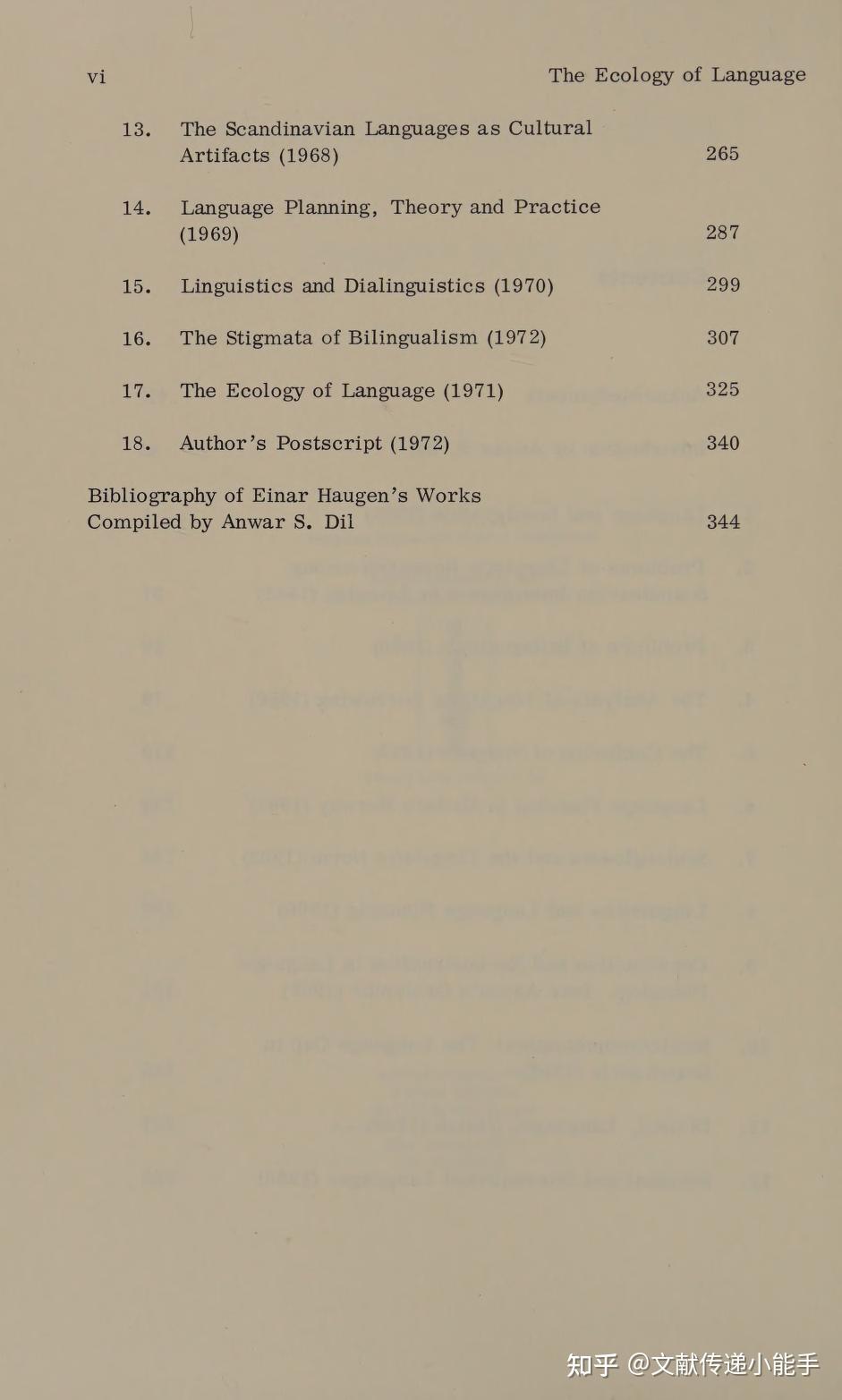 The ecology of language by Einar Haugen 1972 - 知乎