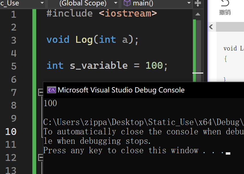 小白学习Cpp的第4天：类和结构体外部的静态变量与静态函数 - 知乎