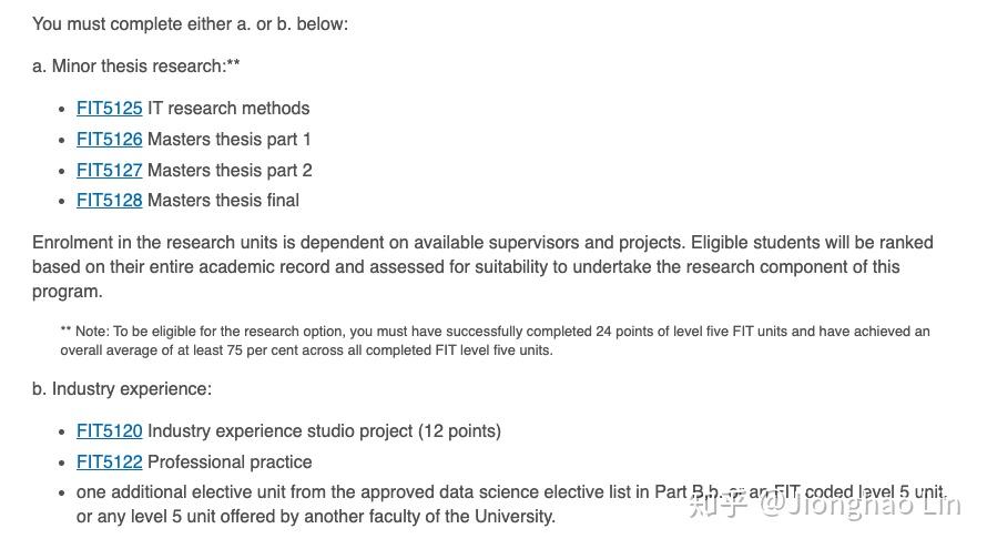 Monash Master of Data Science 信息技术学院硕士 (数据科学) - 知乎