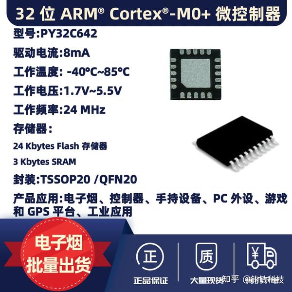 主控芯片MCU 32位ARM® Cortex®-M0+内核-PY32C642 - 知乎