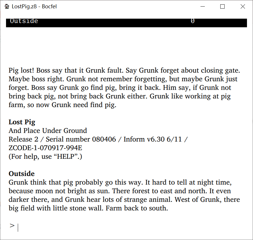 Interactive fiction（文字游戏/互动小说）的鼻祖——Parser-based IF（文本解析式互动小说 ） - 知乎