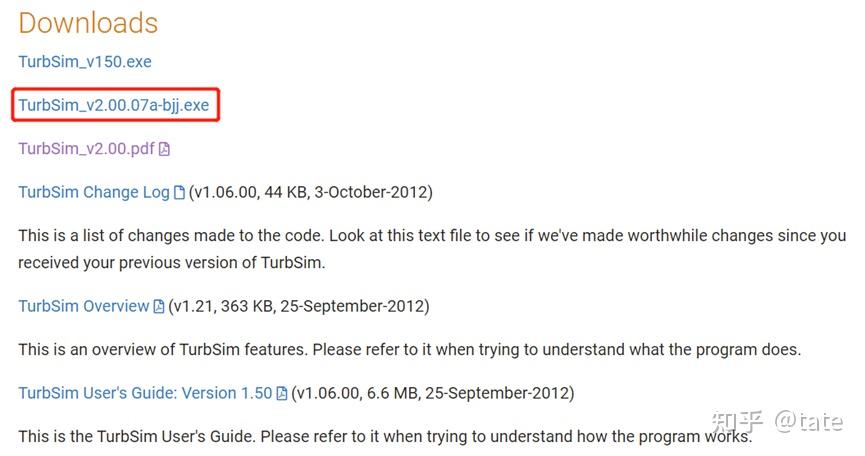 OpenFAST | TurbSim使用简介 - 知乎