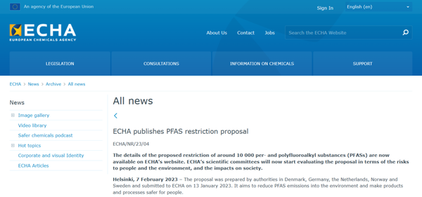 2月刊第三期 | 欧盟限制的PFAS达到10000种/英国UK REACH评估氢化三联苯 - 知乎
