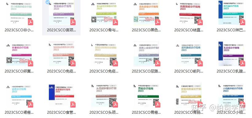 2023最全CSCO指南+NCCN指南中英文合集 - 知乎