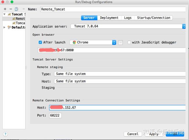 Tomcat使用IDEA远程Debug调试 - 知乎