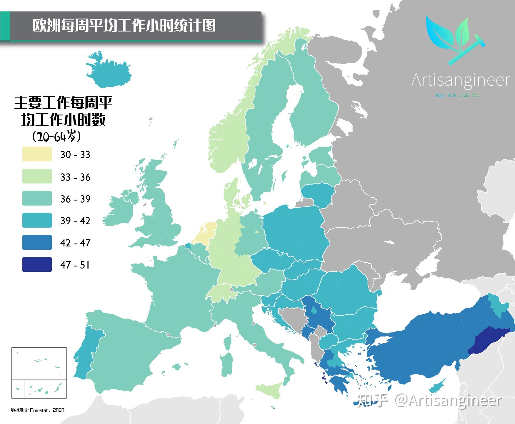 不要卷，看看欧洲各国的平均工作时间都是多少？ - 知乎