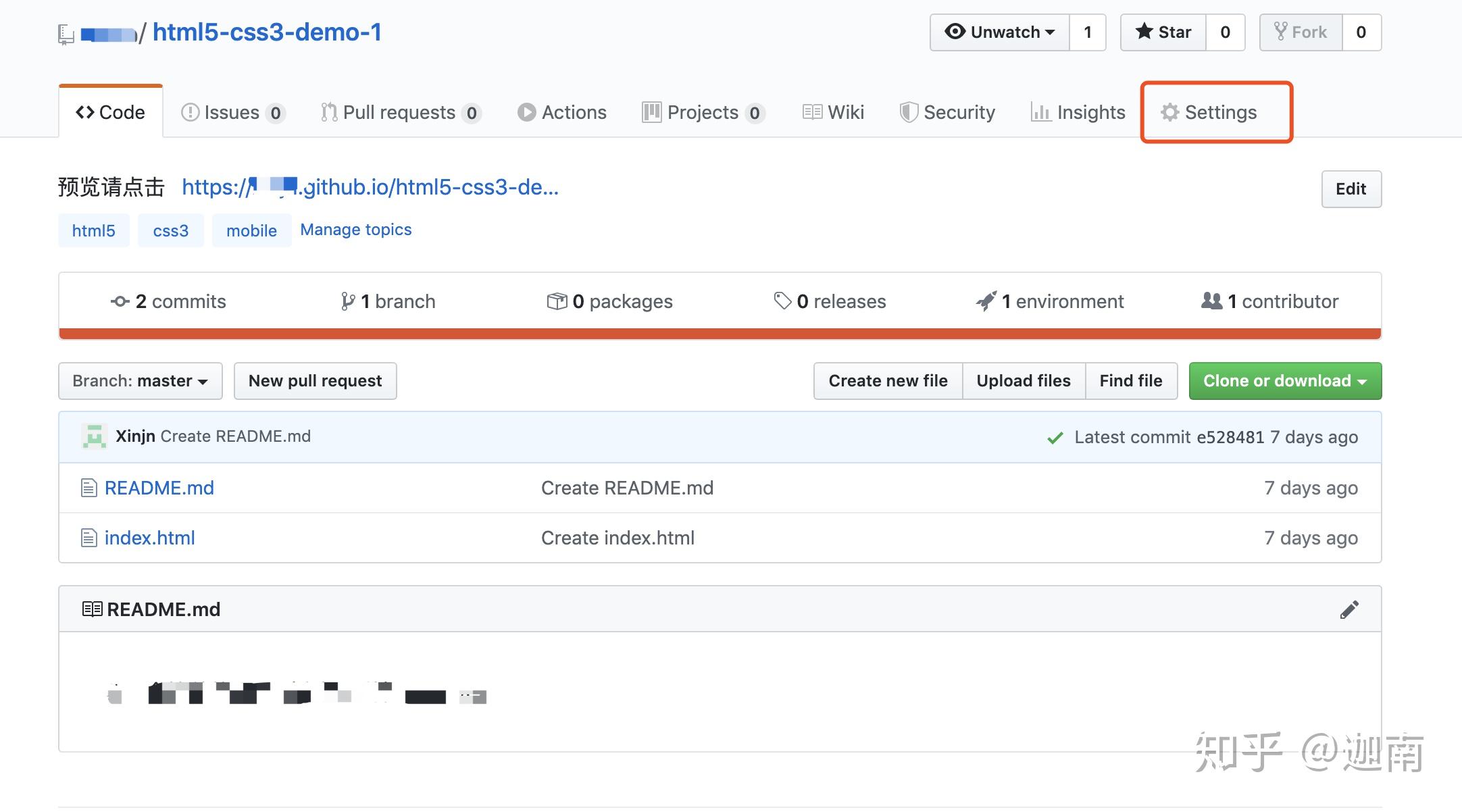 如何使用 GitHub Pages 预览 HTML - 知乎