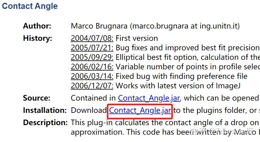 ImageJ实用教程——接触角测量(插件篇) - 知乎
