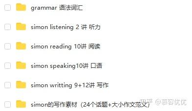 超全的simon雅思资料！《Simon资料大合集》 （内附视频讲解+高清PDF）~ - 知乎