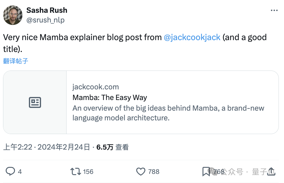 Mamba原理最通俗介绍火了，一文看懂“Transformer挑战者”两大主要思想！网友：年度最佳解读 - 知乎