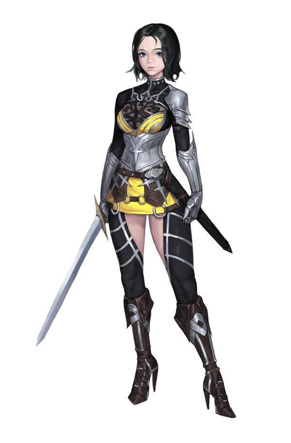 【元素推荐】韩国画师Cotta -作品欣赏130p 韩风角色 美女 - 知乎