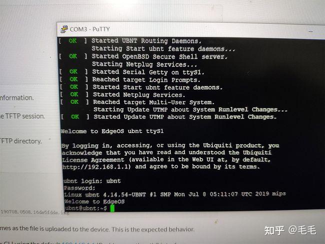 用 TTL 和 TFTP 恢复 ubnt erx 官方固件 - 知乎