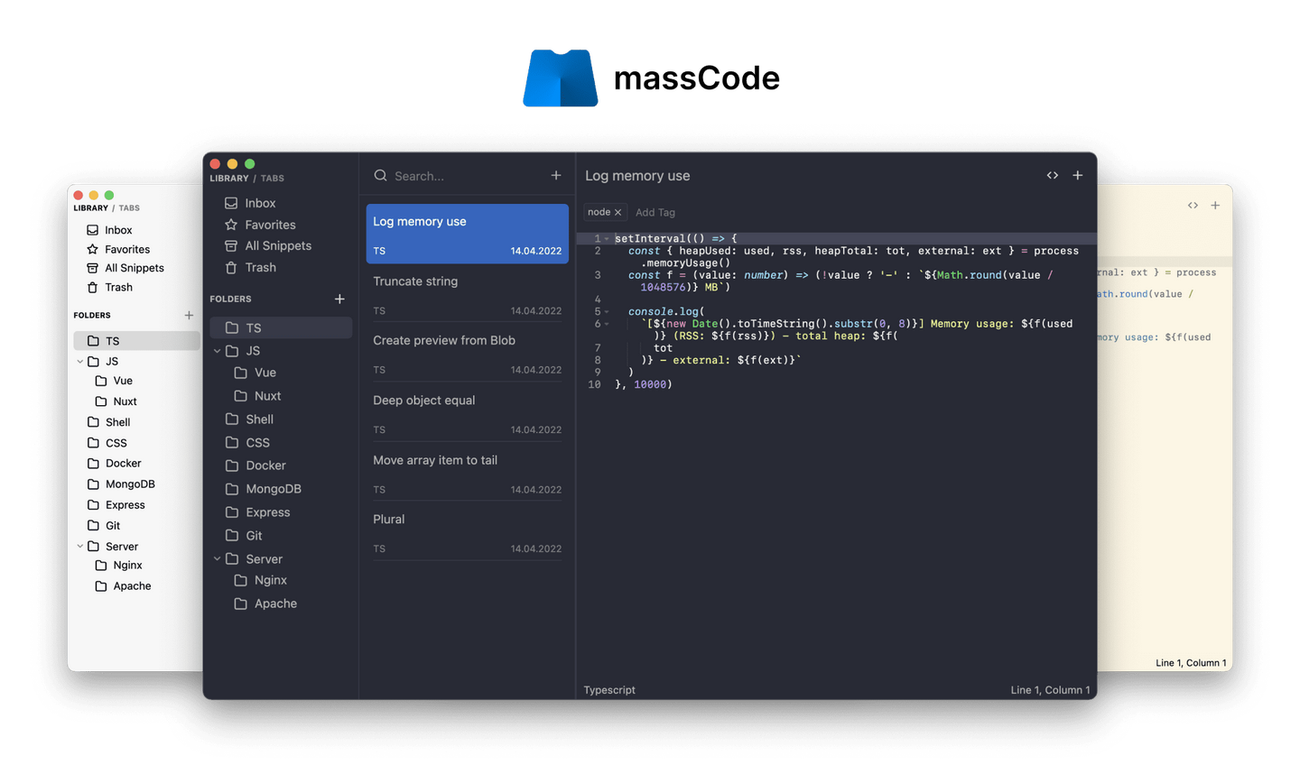 massCode 一款优秀的开源代码片段管理器 - 知乎