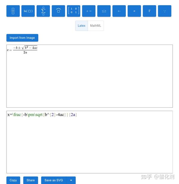 免费在线latex公式编辑器 - 知乎