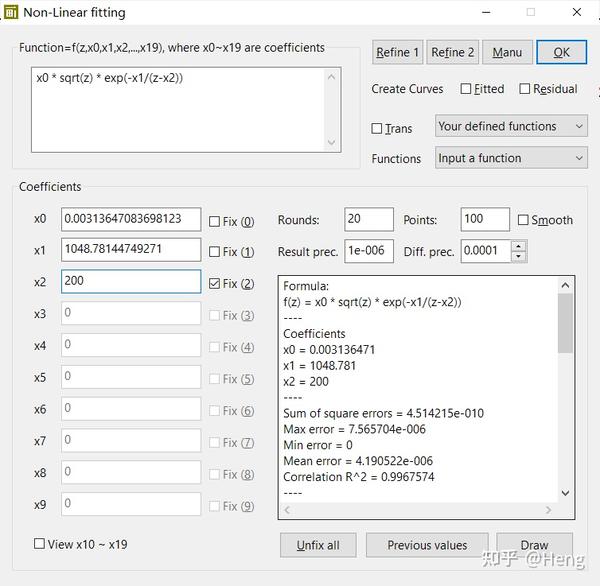 如何用PolyPro做函数拟合（线性或非线性拟合） - 知乎
