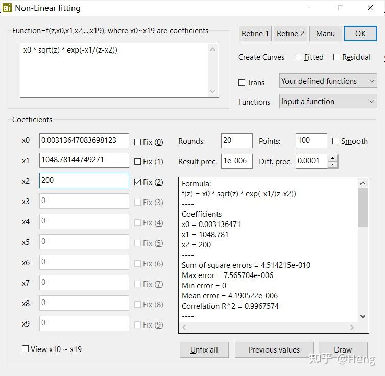 如何用PolyPro做函数拟合（线性或非线性拟合） - 知乎