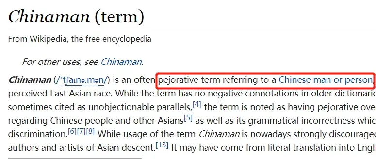 China是中国，man是人，Chinaman竟然是...千万别乱用！ - 知乎