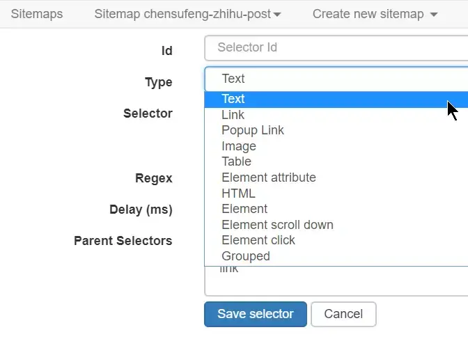 Web Scraper官方文档中文版（第2部分） - 知乎