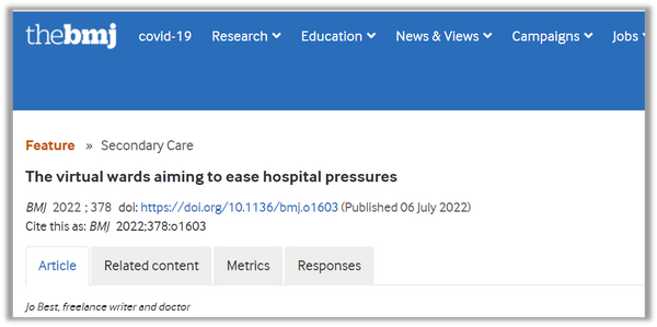 虚拟病房——缓解医院压力的数字健康解决新方案？ - 知乎