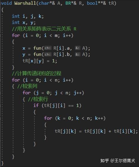 离散数学经典实验 - WarShall算法求传递闭包 - 知乎