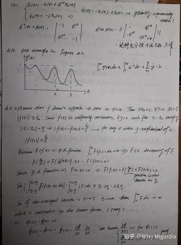 Solutions for Applied Nonlinear Control Chapter 4 Exercise. 应用非线性控制 课后 ...