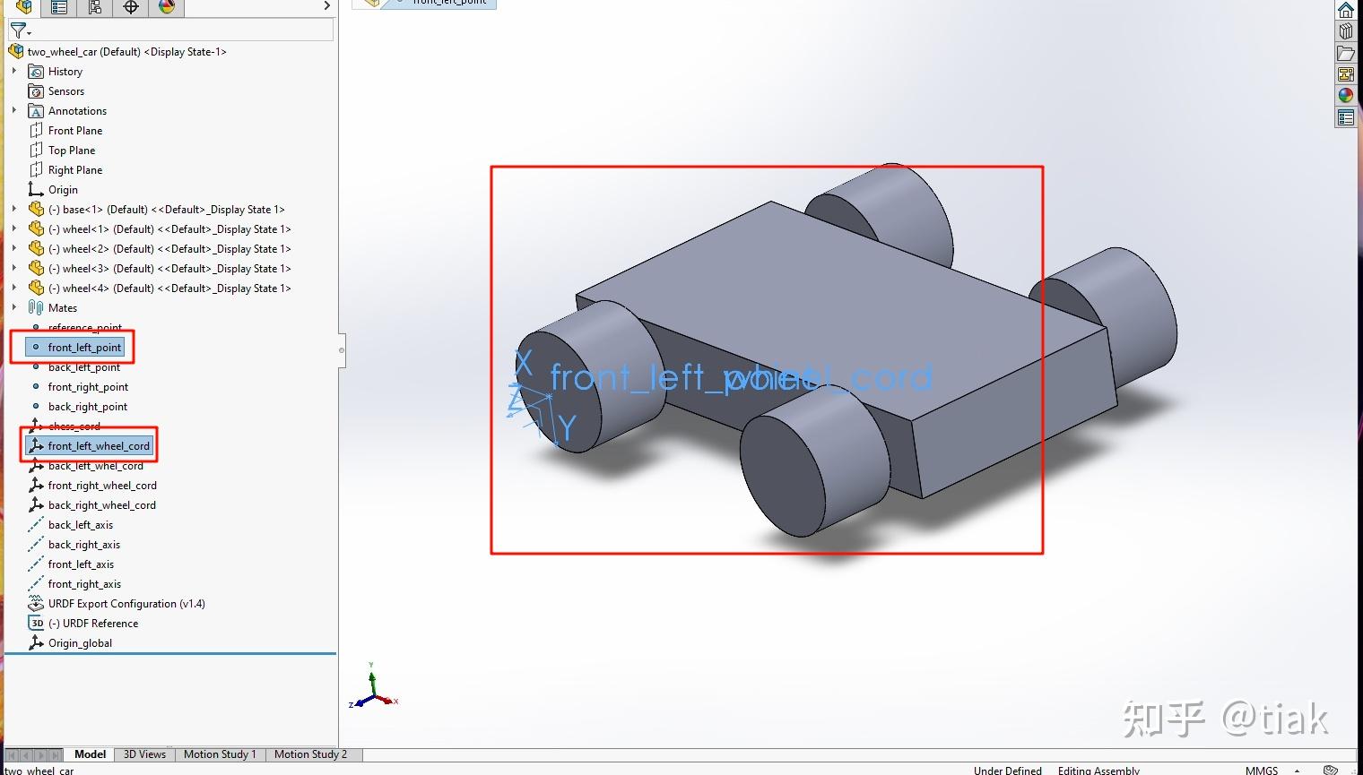 SolidWorks 生成 URDF, 在 Rviz2 中预览并导入Gazebo - 知乎