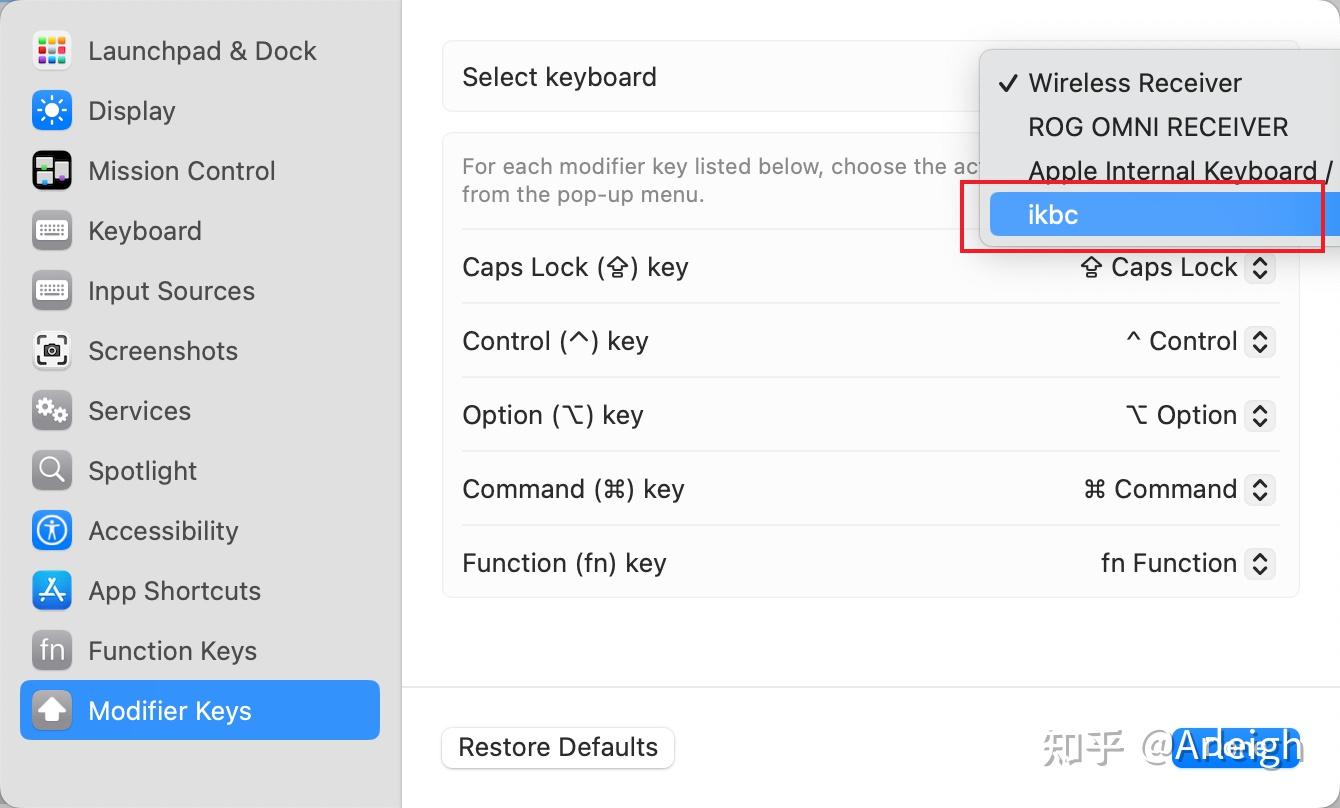 mac使用windows键盘如何设置 - 知乎
