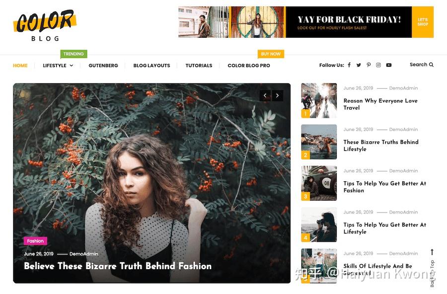 2023年40+最佳WordPress博客主题 - 知乎