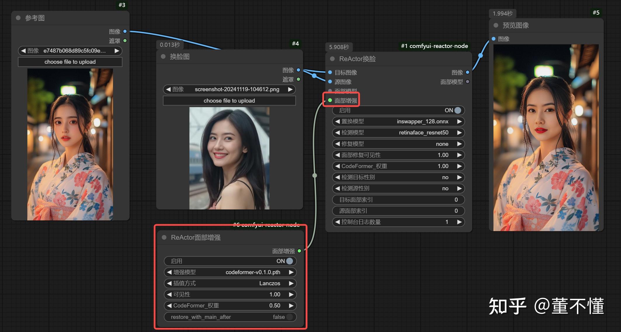 【14】ComfyUI高级 - 换脸系列 - 超级详细深入的ReActor换脸入门和实战 - 知乎