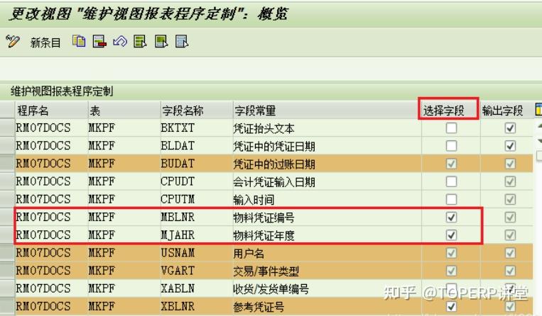 SAP中MB51清单格式配置 - 知乎