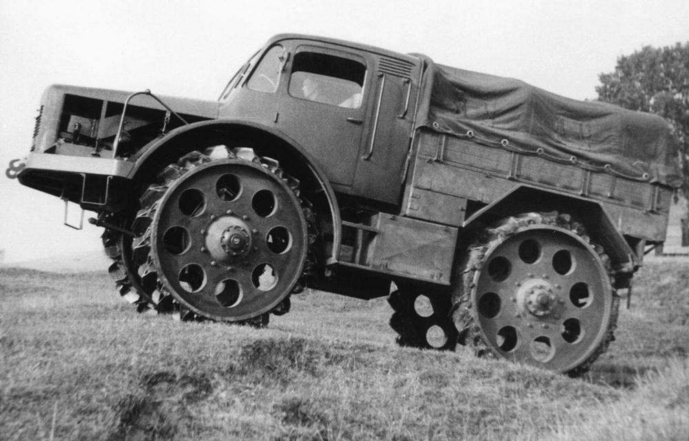 斐迪南.保时捷博士的失败作品，安装大钢轮的保时捷175牵引车 - 知乎