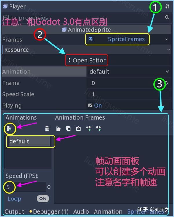 Godot3游戏引擎入门之四：给主角添加动画（上） - 知乎