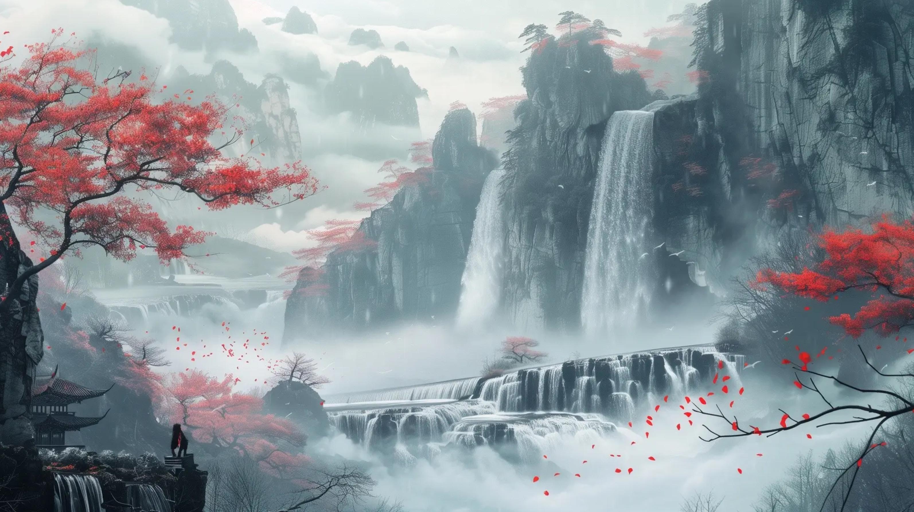 古风4K电脑手机壁纸合集，一起走进水墨丹青的画卷吧 - 知乎