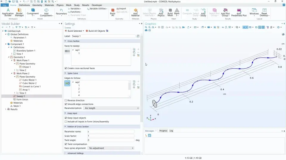 如何在 COMSOL Multiphysics 中构建几何 - 知乎