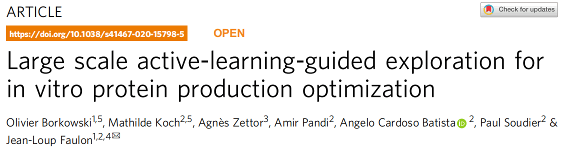 主动学习技术提高无细胞蛋白产量34倍 - 知乎