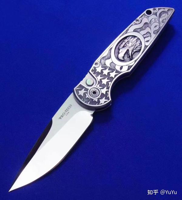 Protech &Walter Brend &Bruce Shaw合作 TR-3国旗鹰Ultimate Custom 终极手工定制版， 全自动 ...