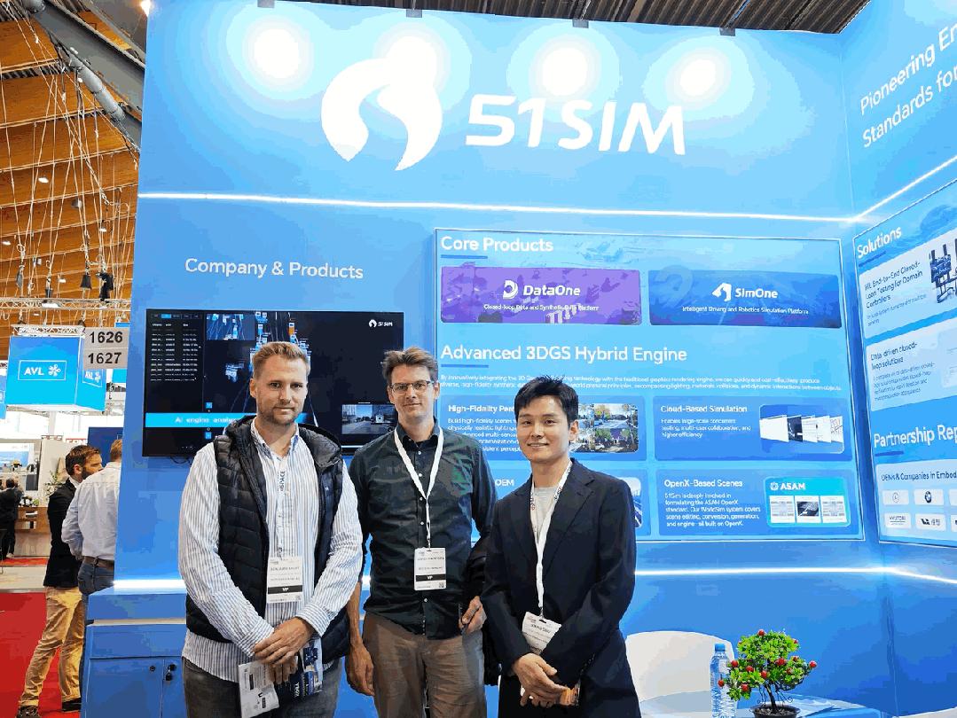 3DGS端到端闭环仿真引领行业创新，51Sim欧洲汽车测试展圆满收官 - 知乎